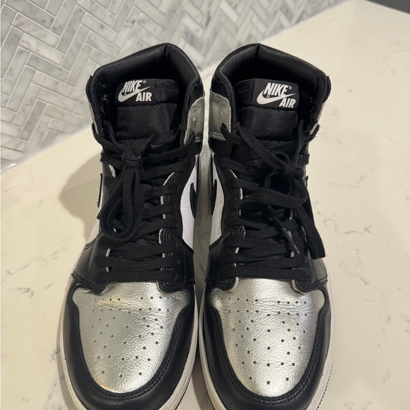 Nike | Shoes | Jordan Retro High Silver Toe | Poshmark